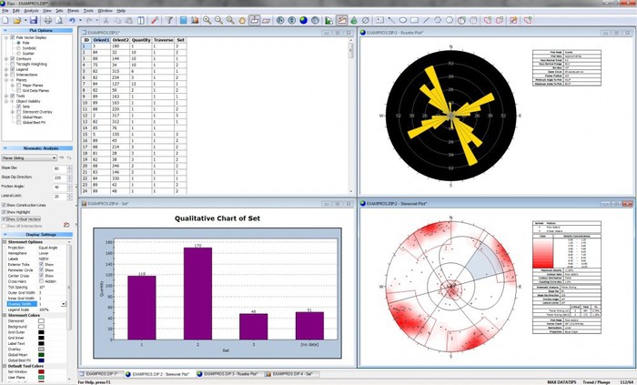 rocscience_Dips 地质数据的几何学和统计学分析软件 - 金土石科技